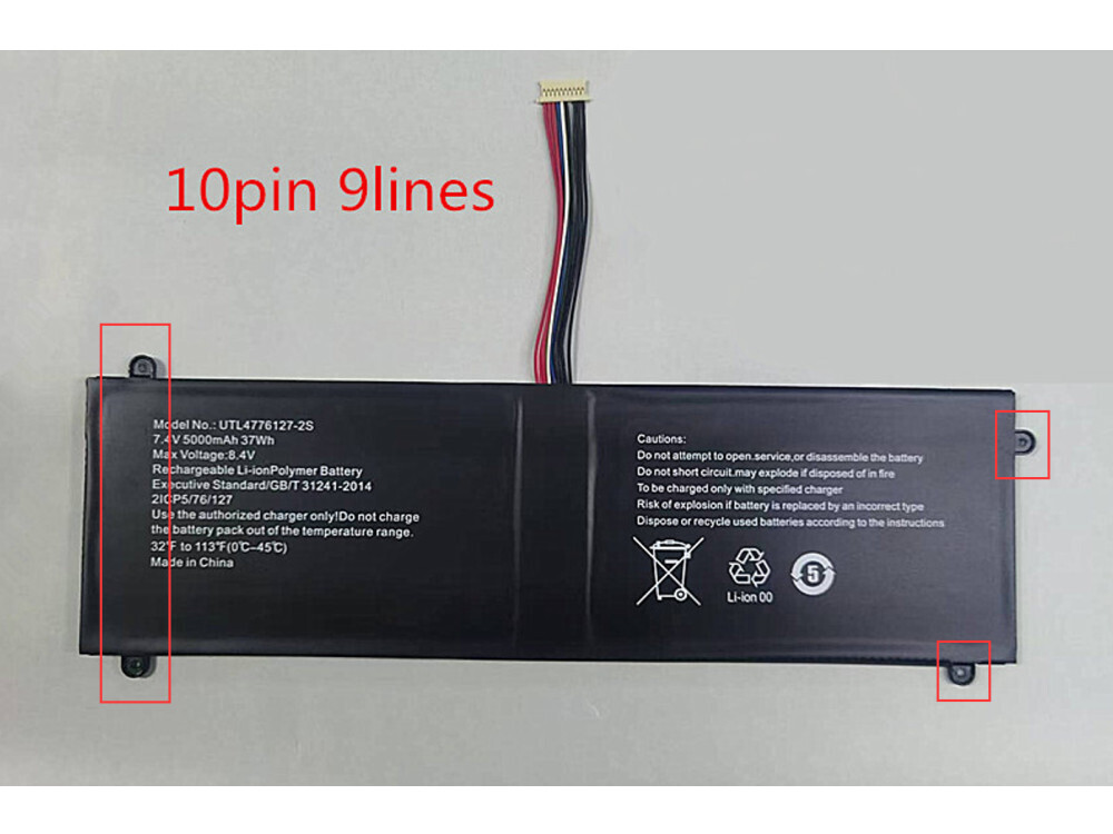 Brand new ULT4776127-2S Battery replacement for Jumper Smartbook 141 NV ...